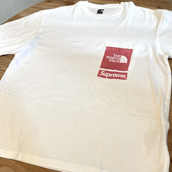 Supreme | Shirts | Supreme The North Face Supreme White Tshirt Mens ...